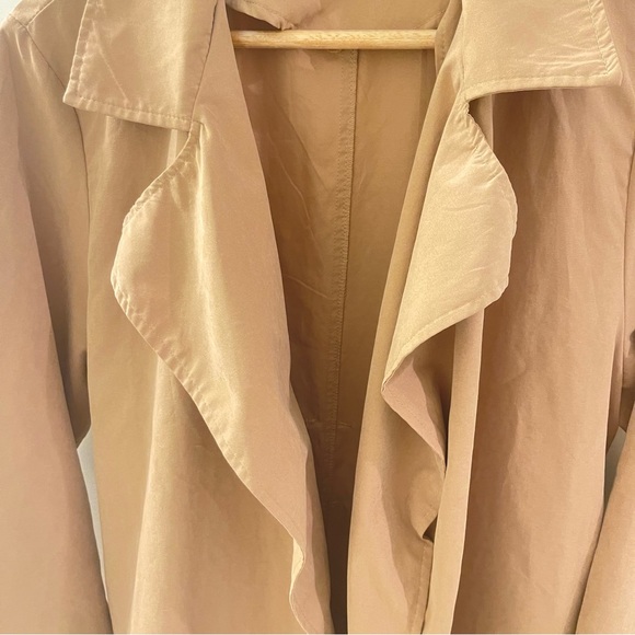 Love Tree | Jackets & Coats | Love Tree Belted Lightweight Long Trench ...